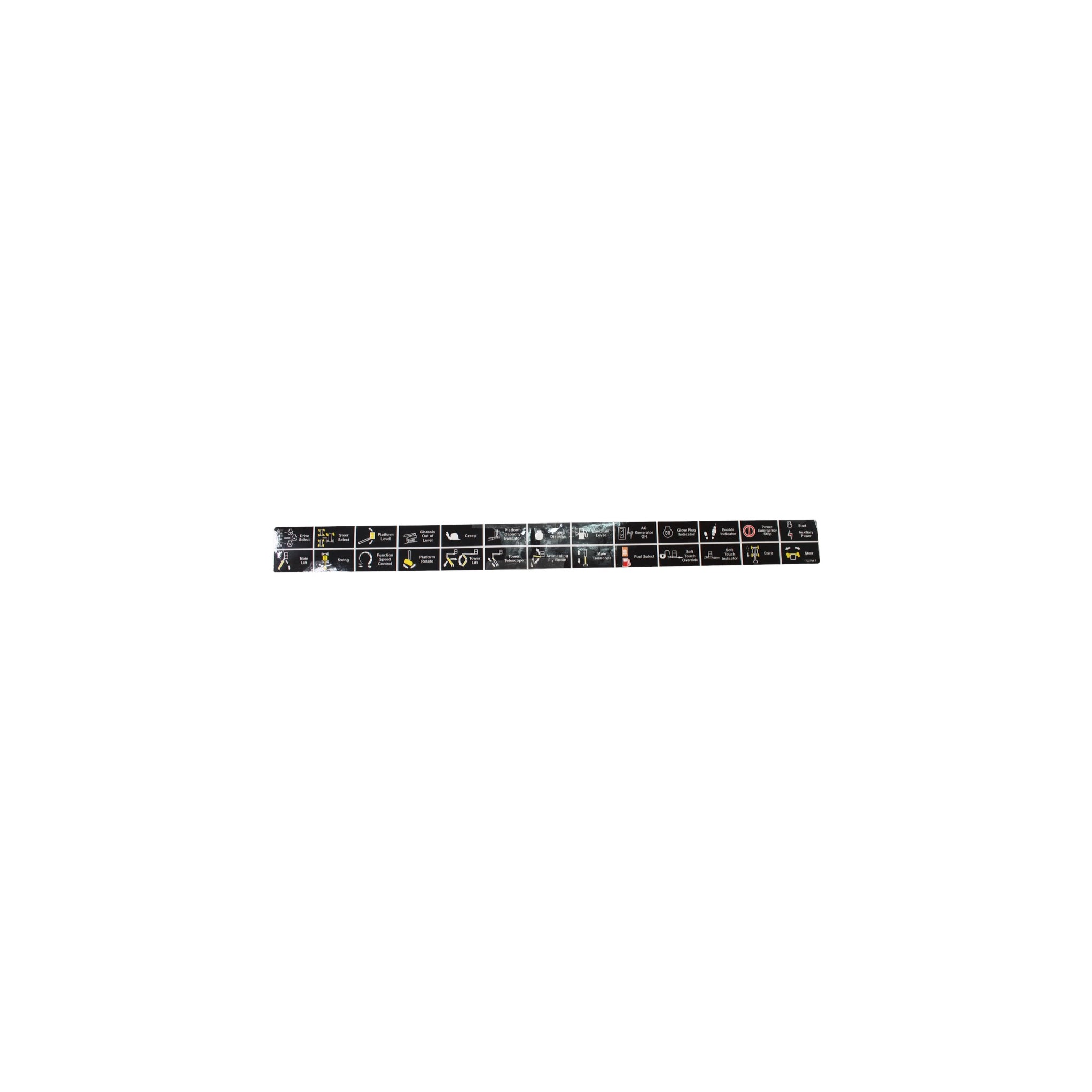 "JLG 1702784 - DECAL, LEGEND (600 SER.) | RSW Parts"