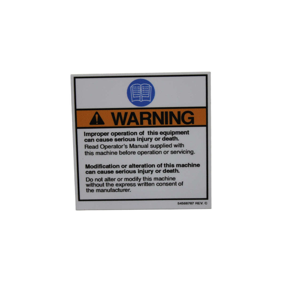 54568787 - ISO DECAL — RSW
