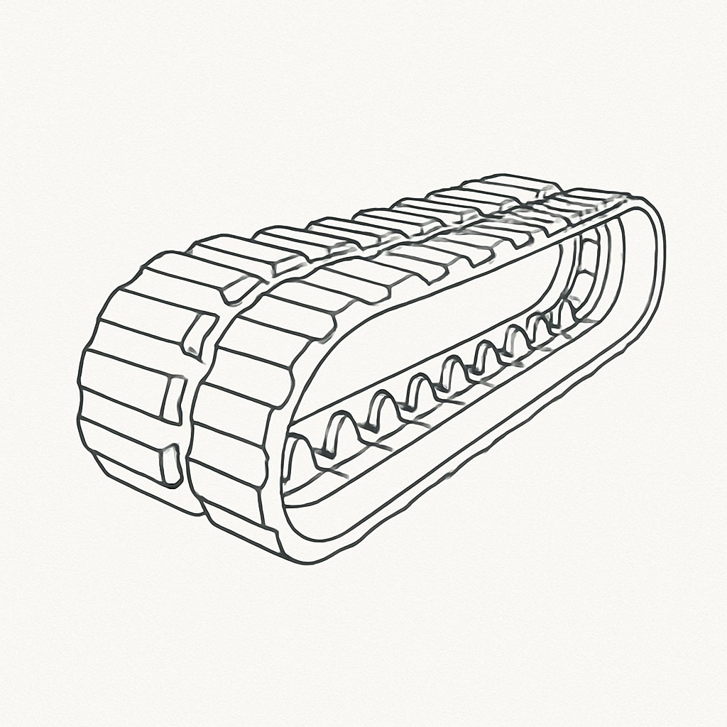 RTC00501T-WI - 320 MM WIDE TURF TREAD CONVENTIONAL RUBBER TRACK — RSW